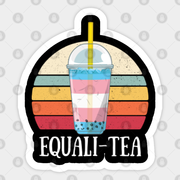 Equalitea Transgender Pride Bubble Tea Lgbt Boba Milk Tea Transgender
